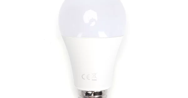 Aigostar LED bulb 12W, 1200lm, A60 E27 3000K with infrared motion ...
