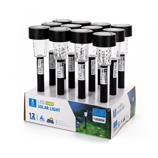 Outdoor solar lamp LED, 0.06W, 1.4lm, 6500K, IP44, 1pcs in set, 196035