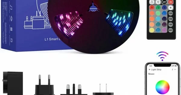 Sonoff LED stripe set L1 2m, with Wi-Fi controller and driver, RGB ...