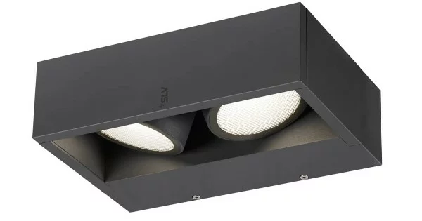 SLV outdoor ceiling light ESKINA FRAME WL double, LED, 27 W, 2400 lm ...
