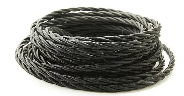 FAI decorative braided wire, black