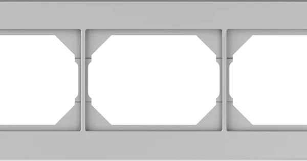 Vilma 5-gang frame R05mt, metal XP500